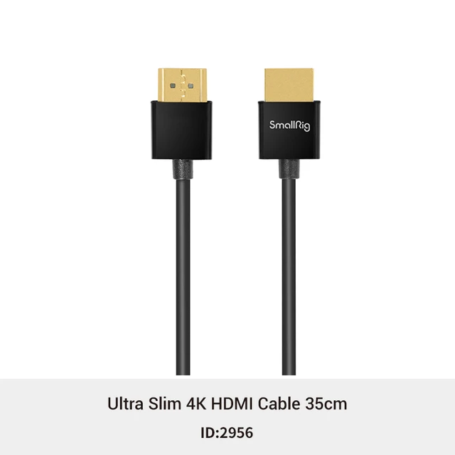 SmallRig Ultra Slim 4K 60HZ 2.0 Cable 33/55cm for DSLR/ monitor ...