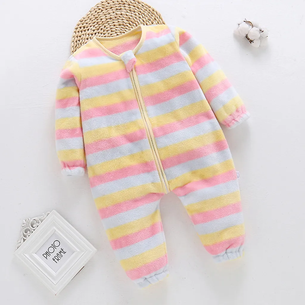 MUQGEW/теплые зимние пижамы; Детский комбинезон для маленьких мальчиков ...