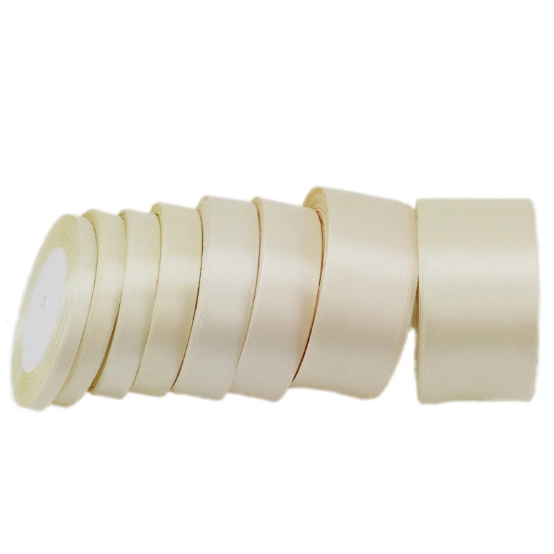 Ivory Satin Ribbon Wholesale Gift Wrapping Christmas ribbons|Ribbons ...