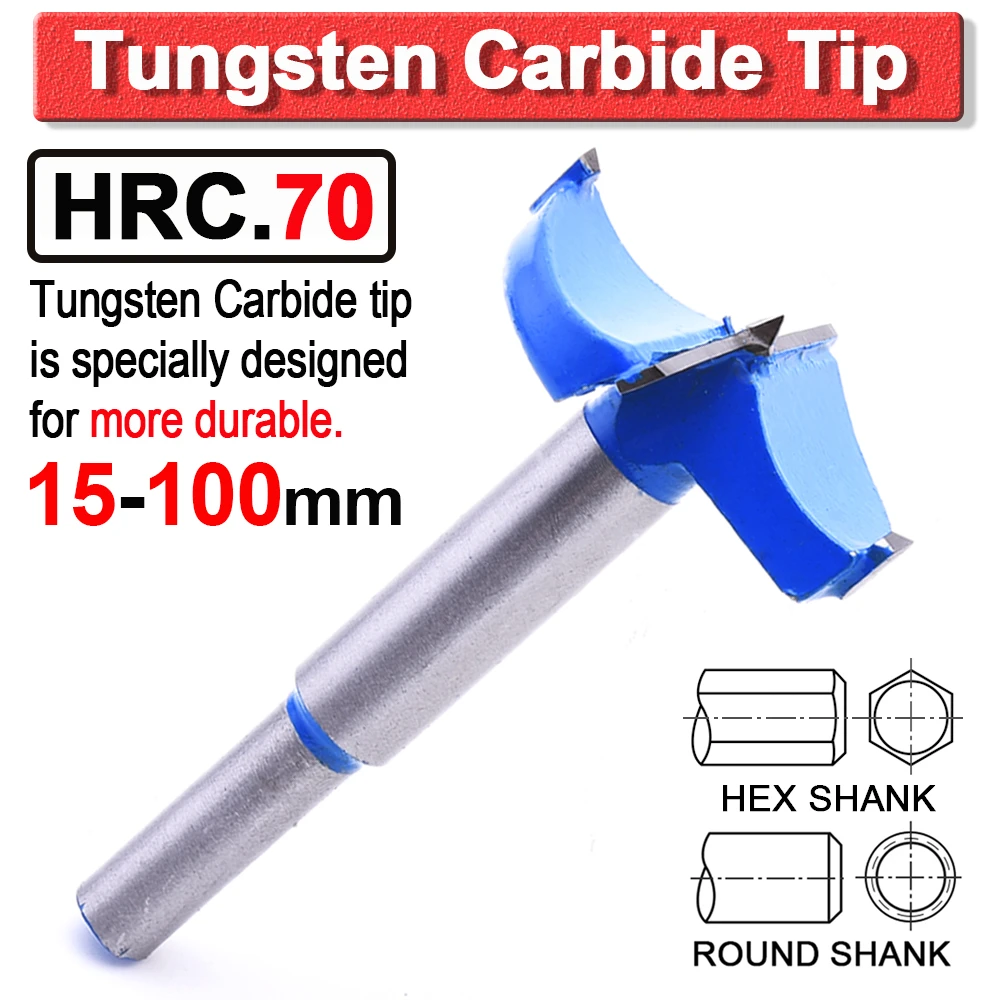 Forstner drill bits 15 100mm Auger Drill Bit Set Woodworking Drill Bit ...