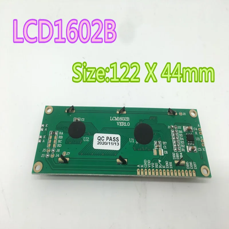 1 Pc New LCD1602B/1601A/0802C/12864F/2004A/2402A yellow / blue Screen ...