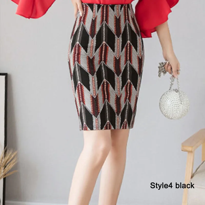 Genayooa сексуальные юбки-карандаш для женщин s плюс размер Эластичная ...