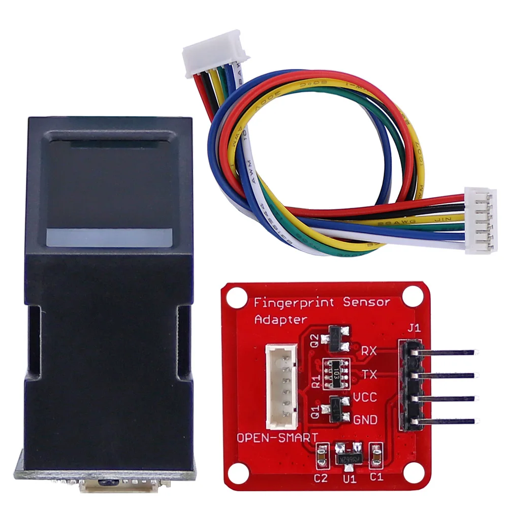 Optical Uart Serial Fingerprint Recognition Sensor Module Ttl Serial ...