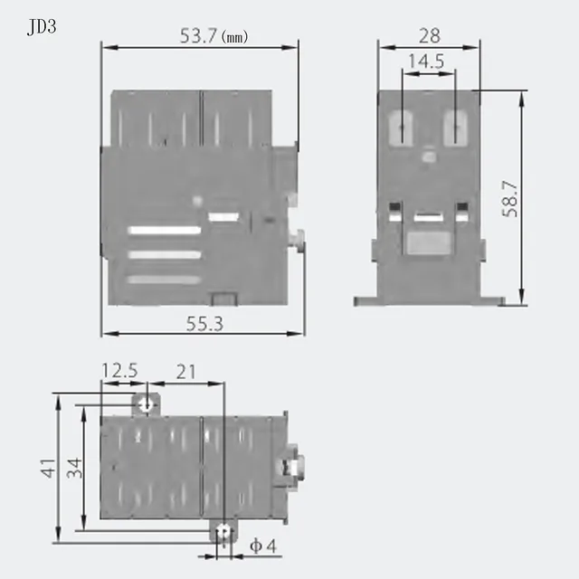 Jd3, Jd4 Elektromágneses Relé, Elektromechanikus Relé Áramellátással És ...