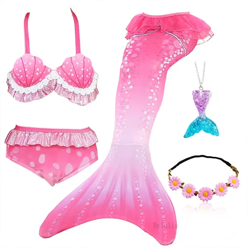 Little Mermaid Tails Cosplay Costume Kids Set - AllCosplay.com