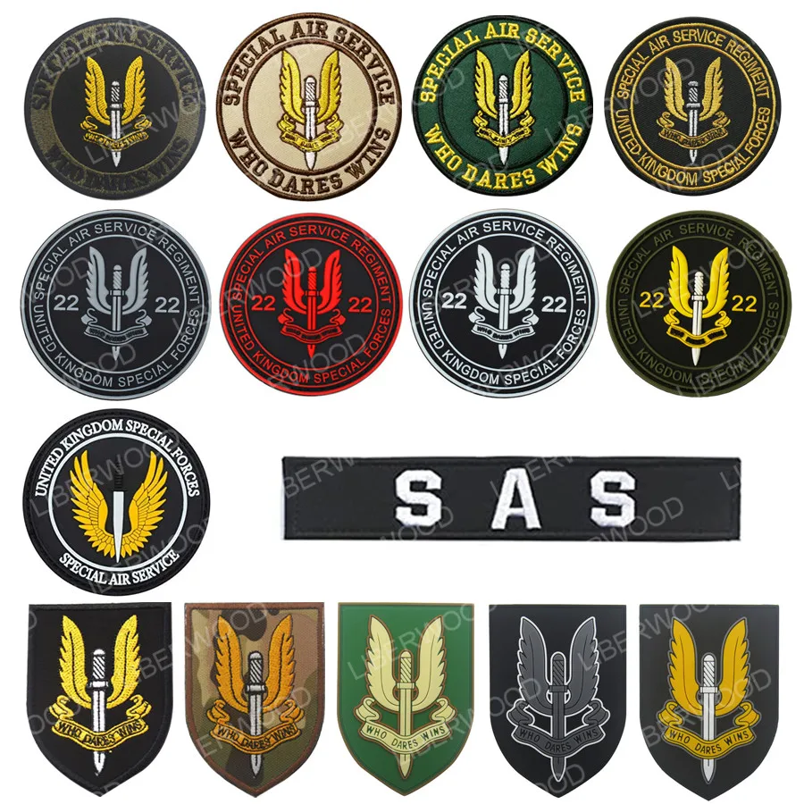 UKSF-United-Kingdom-Special-Air-Service-British-SF-SAS-Patch-Who-Dares ...