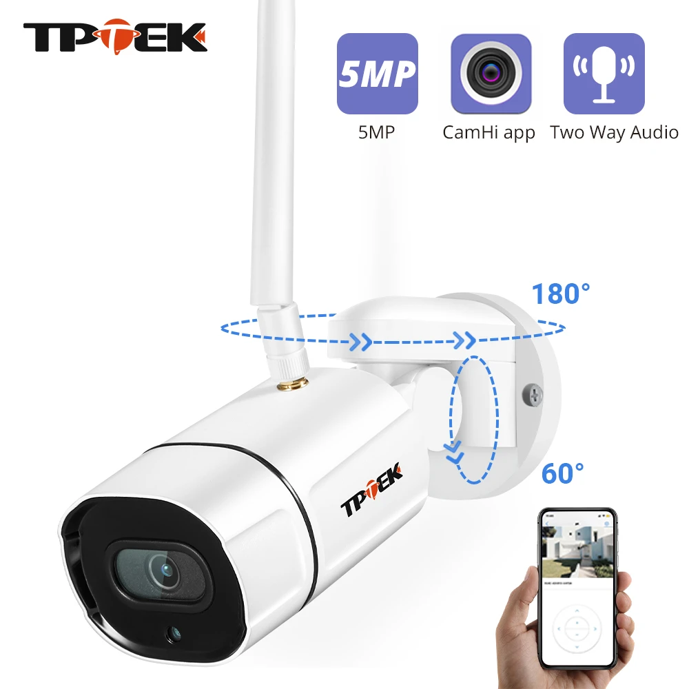 5mp Ip Camera Wifi Pan Tilt Wireless Wi-fi Camera Video Surveillance ...