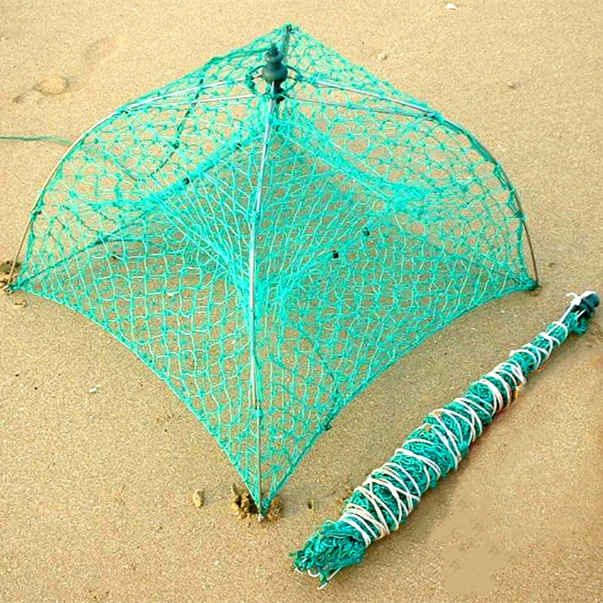 Crabbing-Trap-2-4-Holes-Automatic-Fishing-Net-Crabbing-Nets-Nylon ...
