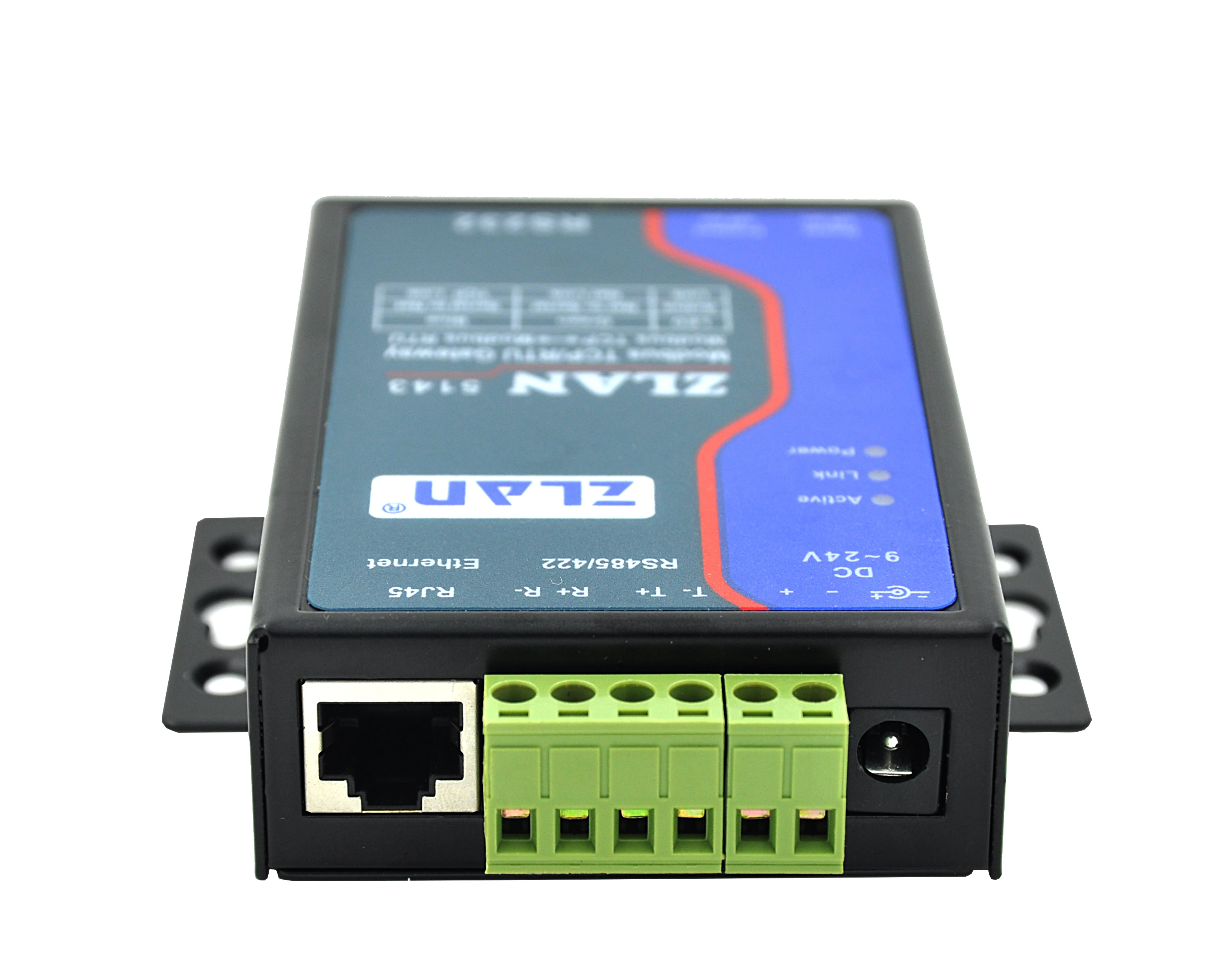 ZLAN5143 RS232 RS485 422 to Ethernet RJ45 Converter Modbus RTU TCP ...