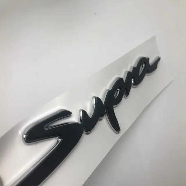 3d Abs Plastic New Style for Toyota Supra Rear Emblem Badge "Supra ...