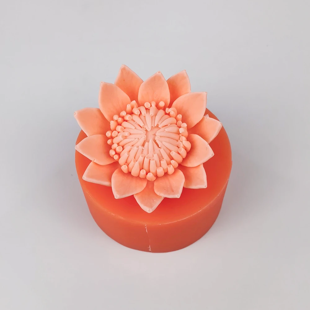 PRZY Flower Decoration Plant Soap Molds Bouquet Flower Mold Silicone ...