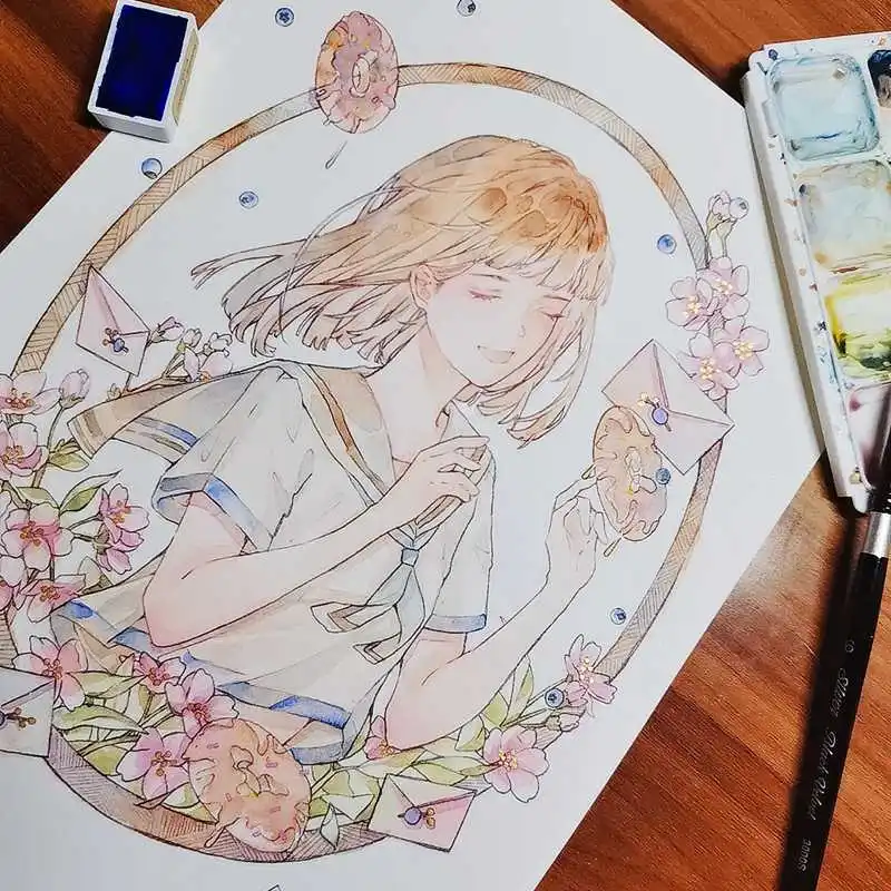 Anime Watercolor Tutorial