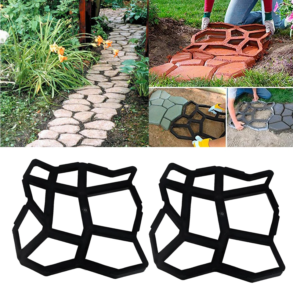 Concrete Mold Garden Grass Lawn Border Edging Flexible Plastic Roll ...