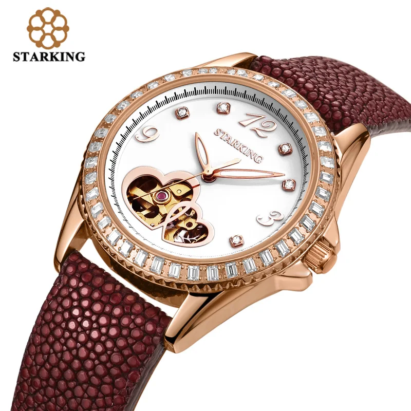 STARKING reloj con forma de corazón para mujer, accesorio mecánico ...