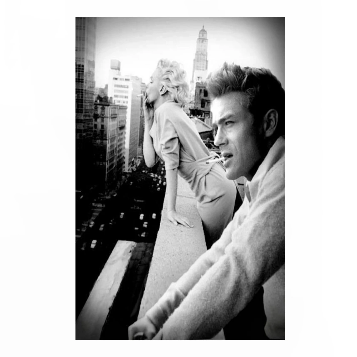 James Dean En Marilyn Monroe Poster