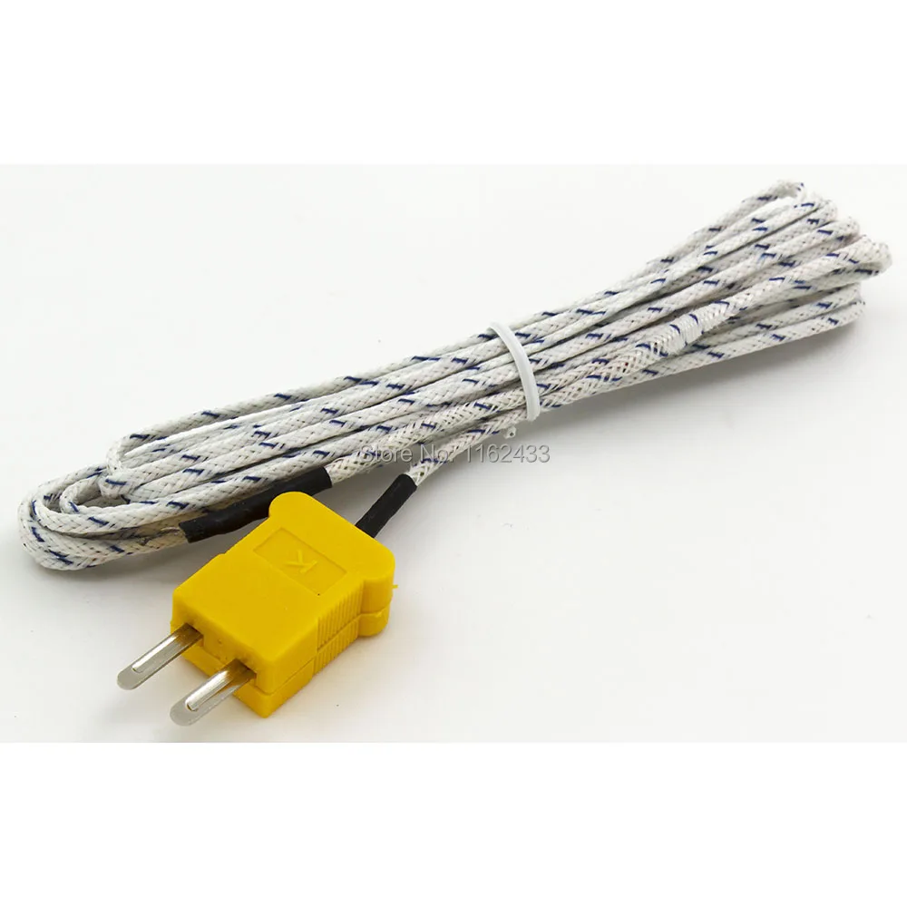 TP 01 K type 3m cable wire head plug connection thermocouple ...