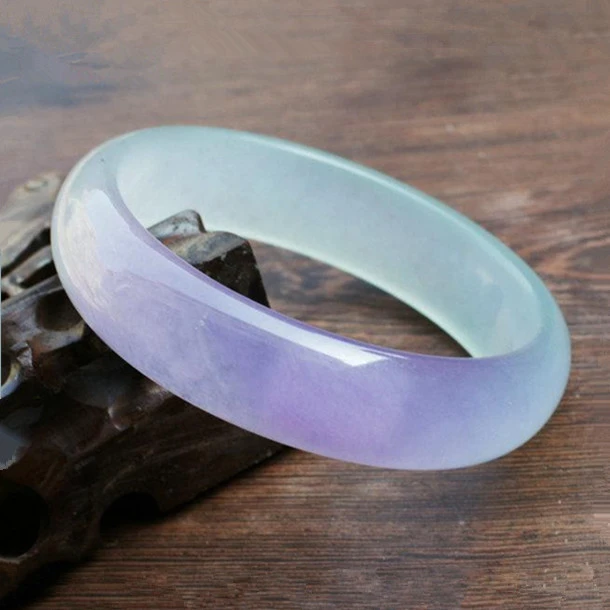 Natural jade A jadeite violet jade bangle bangles for woman real jade ...