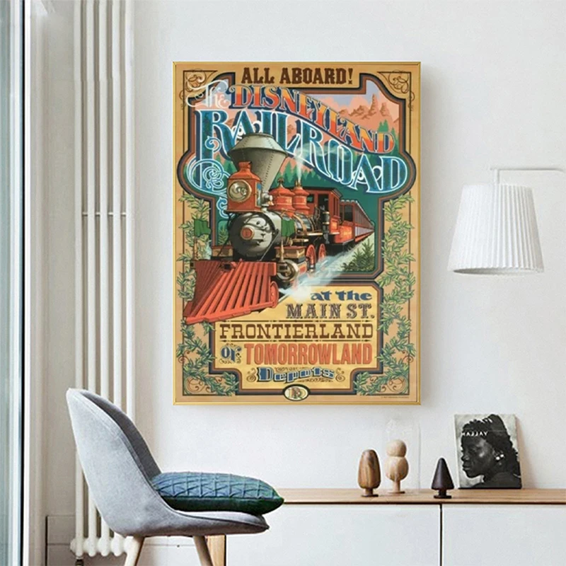 Walt Disney World Railroad Poster