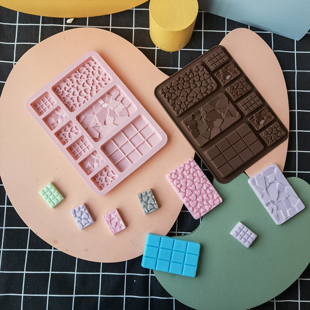 New-Silicone-Chocolate-Mold-Bricks-Baking-Tools-Non-Stick-Silicone-Cake ...