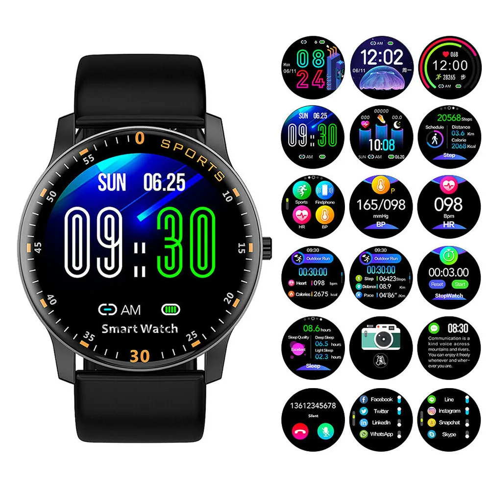 HOT SmartWatch Ladies With Heart Rate Monitor Fitness Wristwatch ...