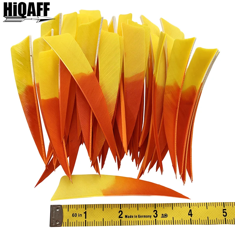 50Pcs 4Inch Archery Feathers Arrow Fletches Natural Turkey Fletching ...