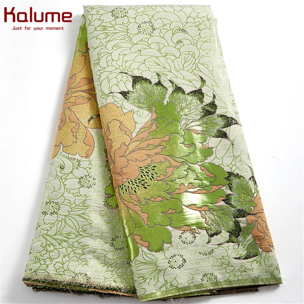 Fashion African Brocade Lace Fabric 5 Yard 2021 High Quality Nigerian ...