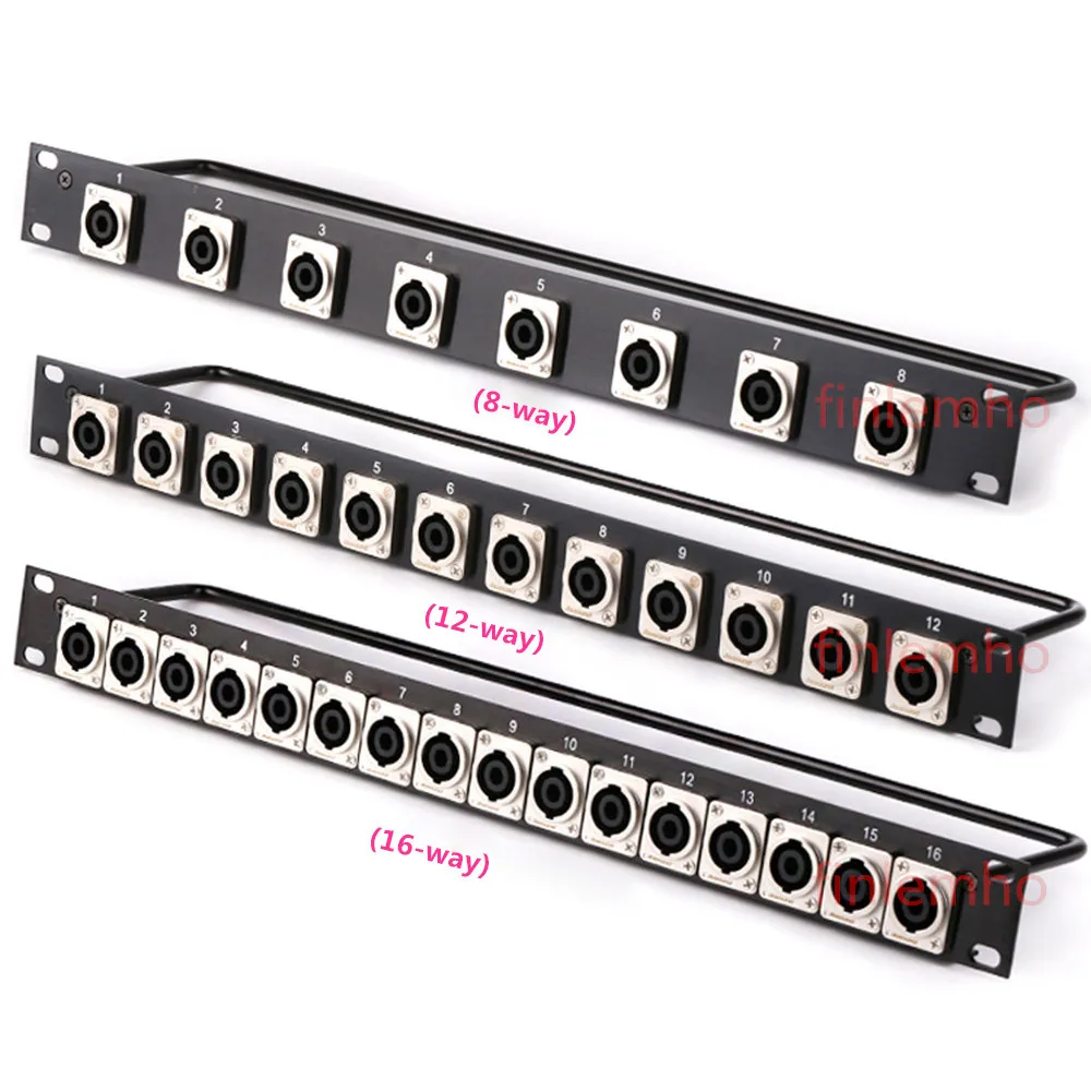 Rack-Patch-Panel-para-alto-falante-profissional-cabo-de-udio-plugue ...