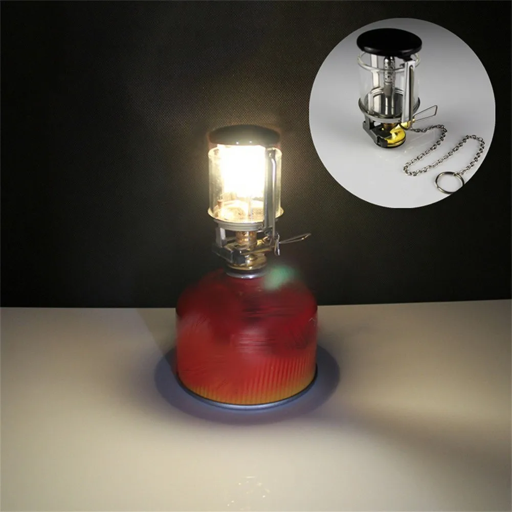 Linterna de acampada al aire libre de 80LUX, luz de Gas portátil ...