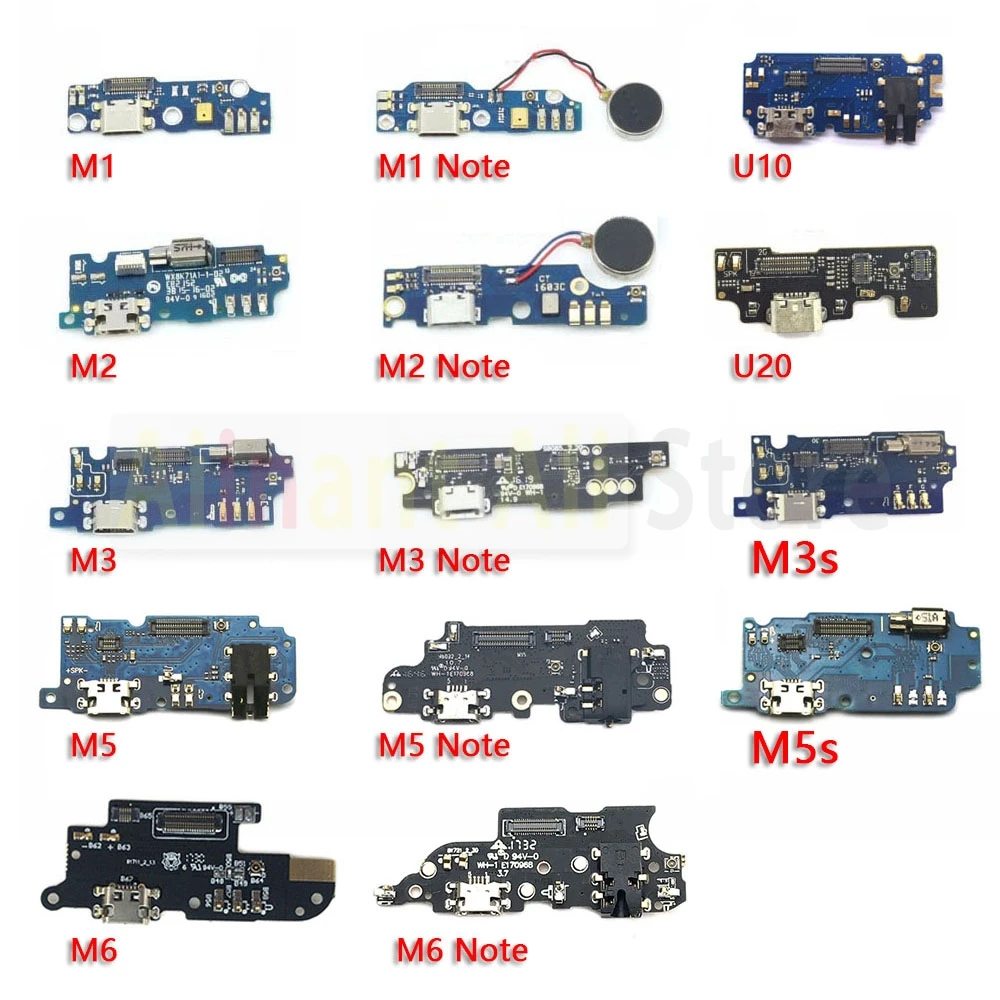 Original Charger Board PCB Flex For Meizu M2 M3 M3s M5 M5s M6 Note Mini U10 U20 USB Port ...