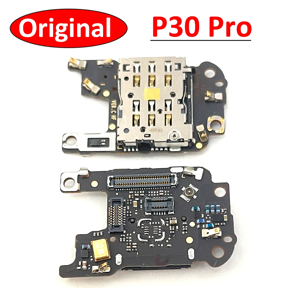 Original Board Sim Connector For Huawei P30 Pro Sim Card Reader Slot ...