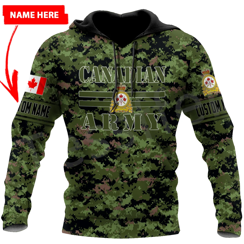 Tessffel Canada Army Art Skull Veteran Suits Military Camo 3DPrint Men ...