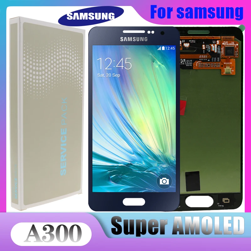 Pantalla LCD ORIGINAL probada 100% para Samsung Galaxy A3, 2015, A300 ...
