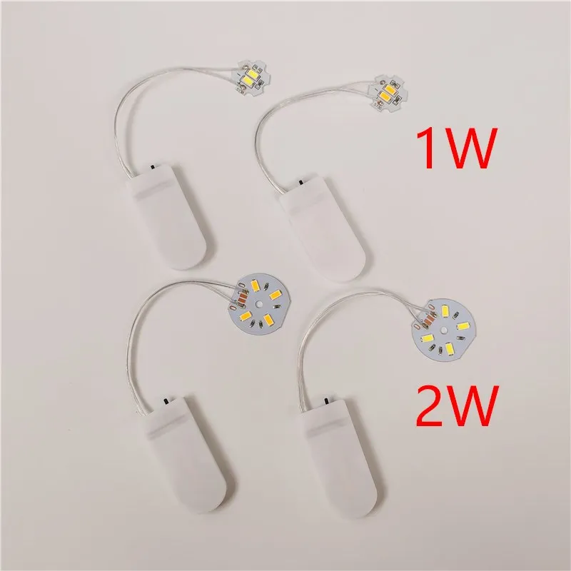 Mini DIY Small Bulb Handmade Luminous Button Lamp Beads Color Flashing ...