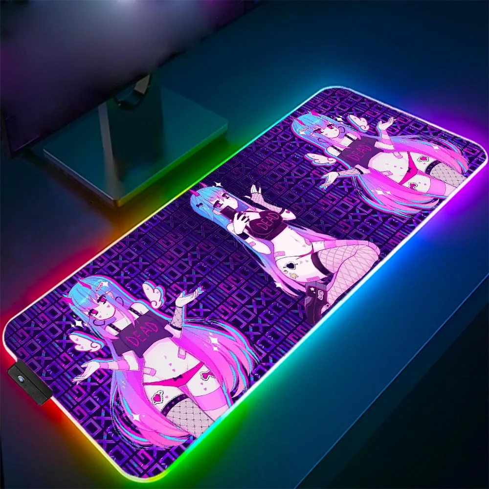 XGZ-Moneko-Rgb-Anime-Mouse-Pad-Game-Accessories-Notebook-PC-Gamer-LED ...