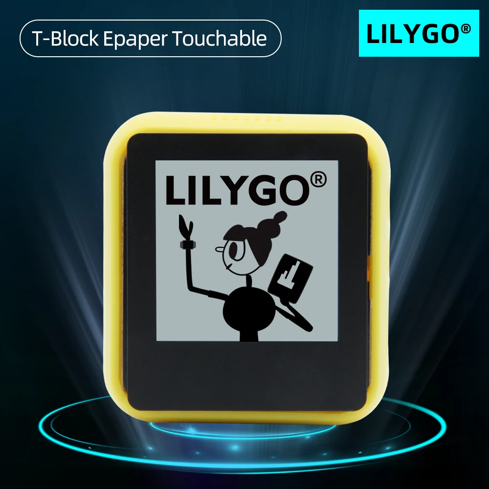 LILYGO®Ttgo t bloco epaper touchable esp32 chip principal 1.54 Polegada ...