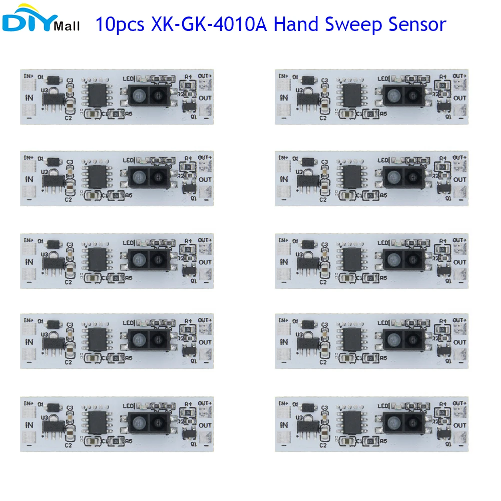 10pcs Xk-gk-4010a Hand Sweep Sensor Short Distance Adjustable Scan ...