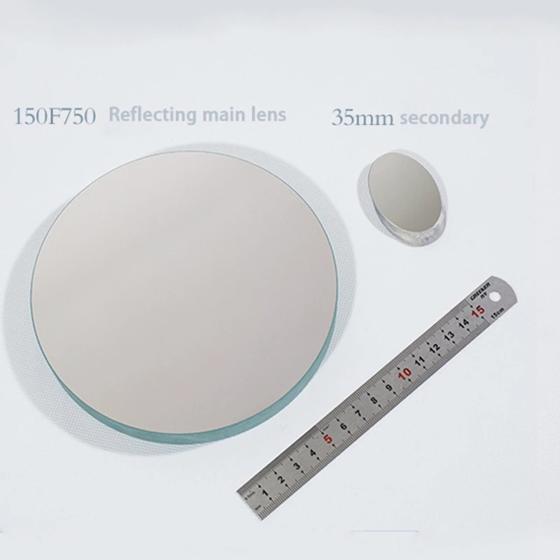 150mm Large Diameter High Precision Lens Glass Lens Newton Reflection ...
