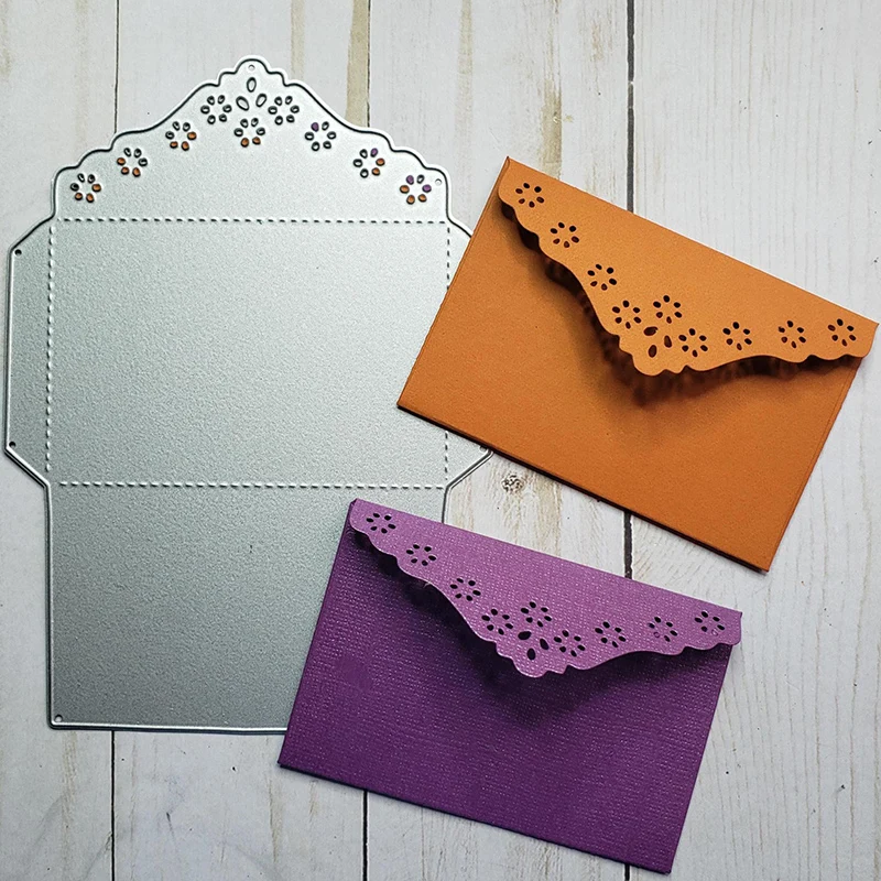 DiyArts Flowers Frame Envelope Dies for Scrapbooking knife mold stamp ...