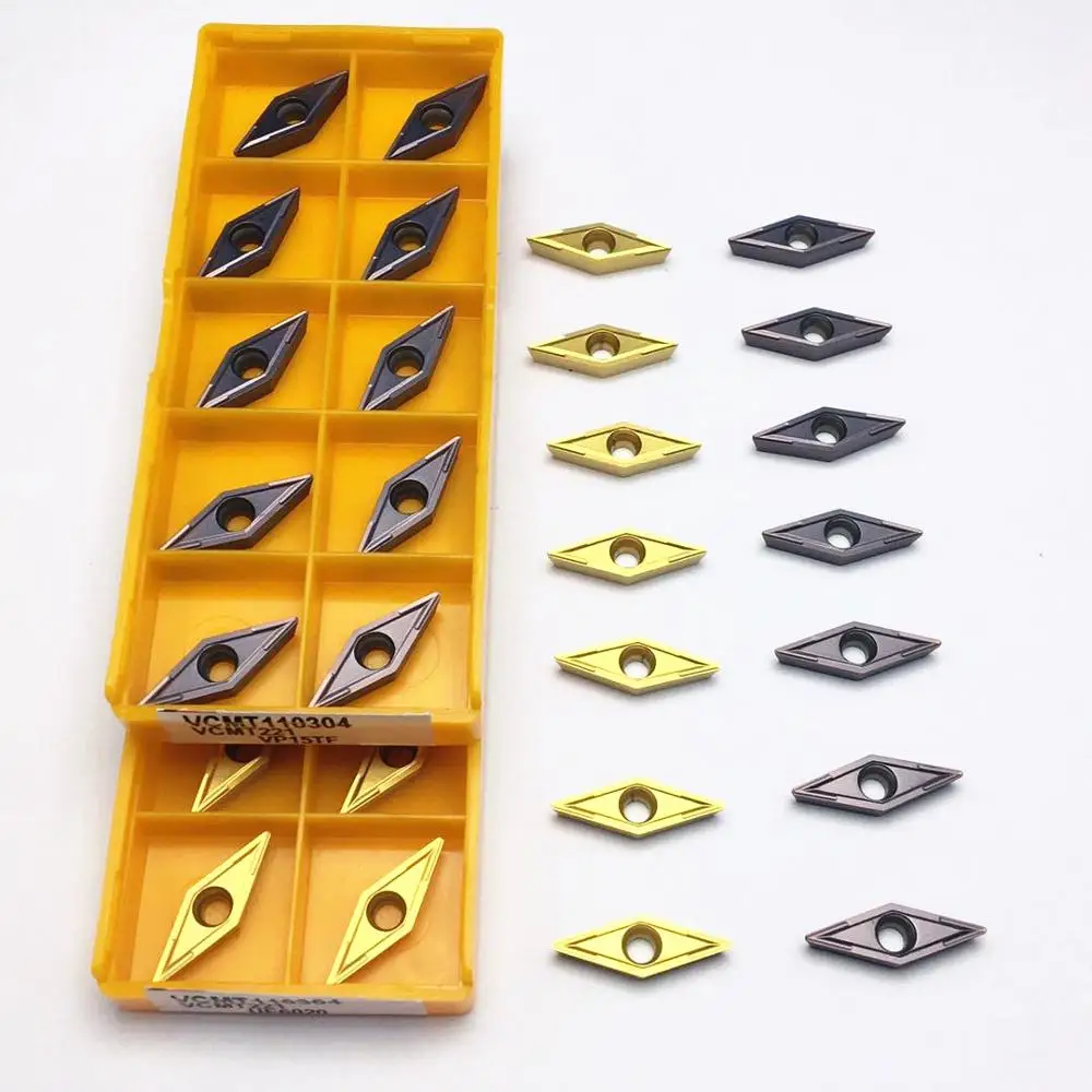 VCMT110304 VP15TF UE6020 US735 hard alloy blade steel processing VCMT ...