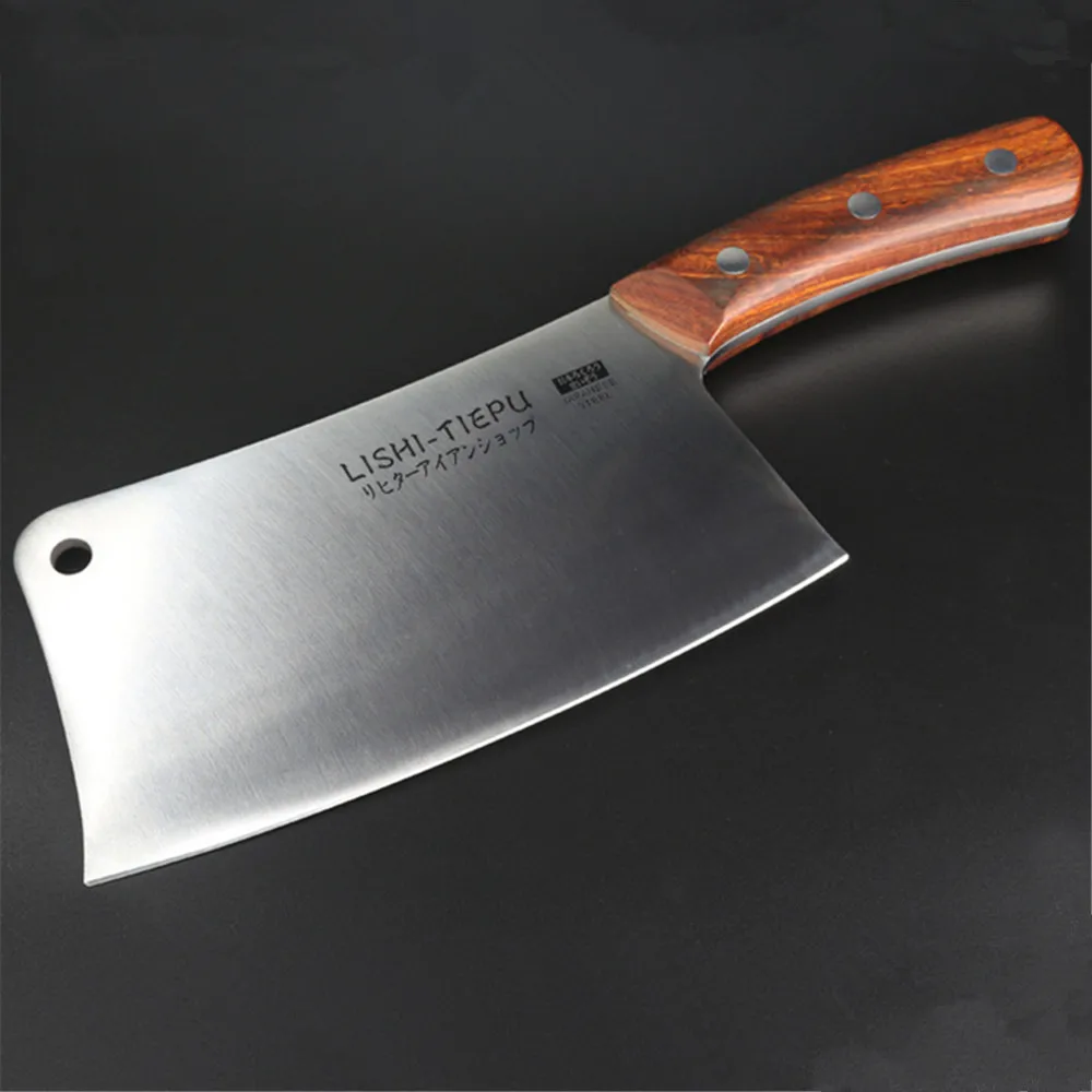 Big Bone Knives Chopping Knife Stainless Steel Cleaver 5mm Blade 835g ...