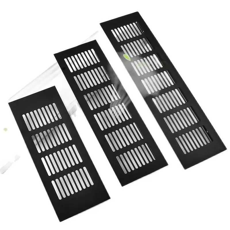 Aluminum Alloy Cabinet Air Vent Black Decoration Cover Hole Plug ...