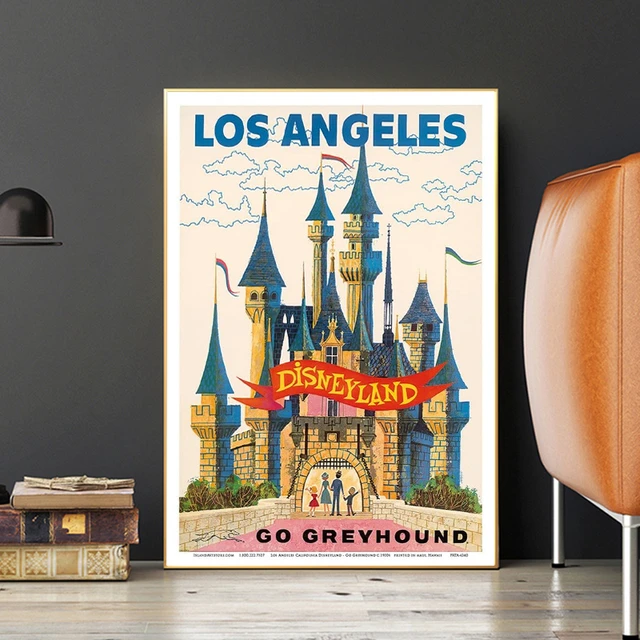 Vintage Disney Castle Posters