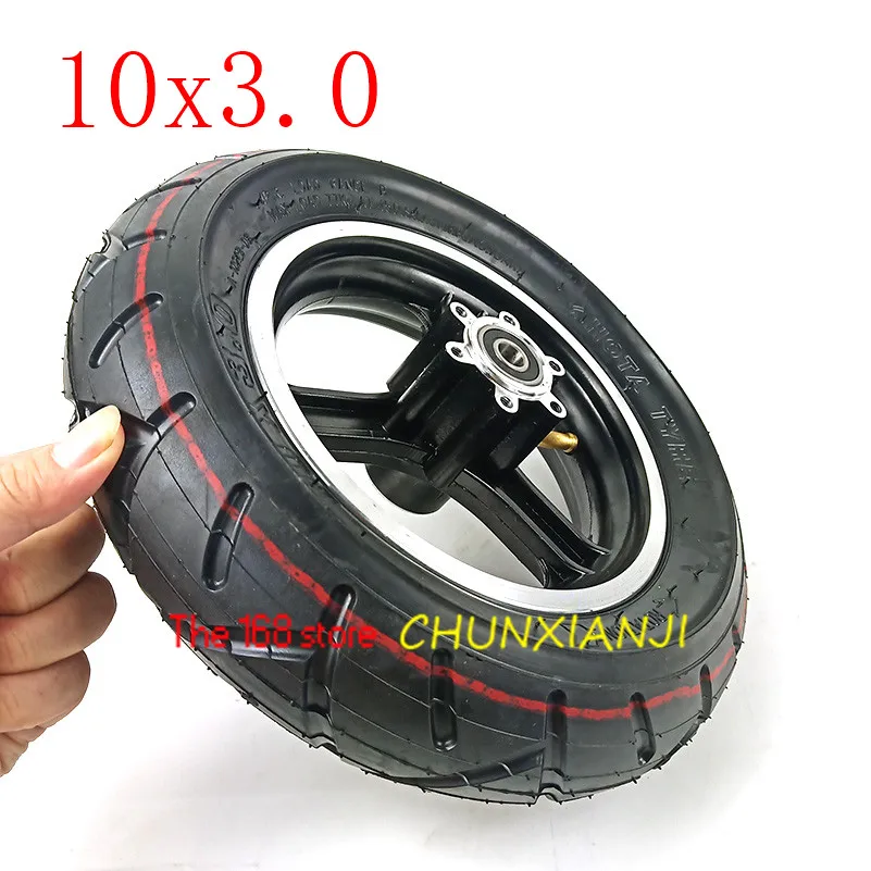 Size 10 inch pneumatic wheel10x3.0 tire inner tube&alloy Disc brake ...