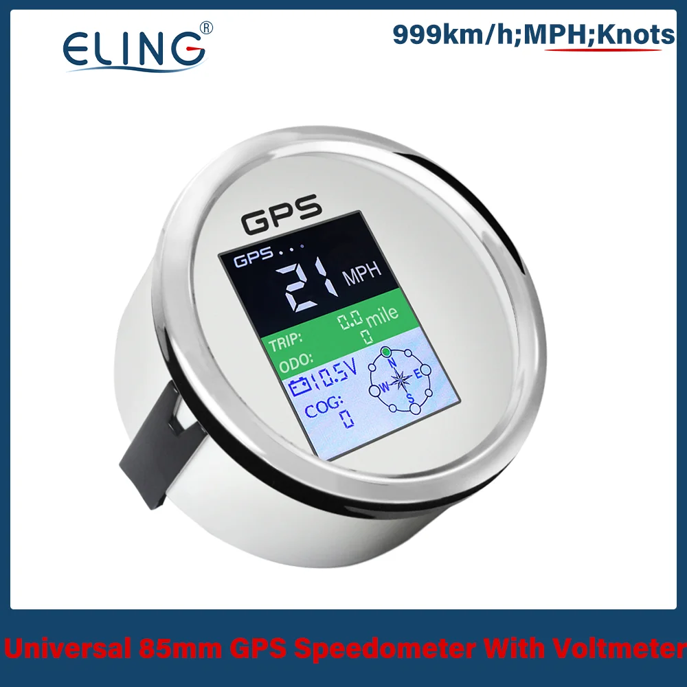 HD 85Mm Layar TFT Tahan Air GPS Digital Speedometer, 48% OFF