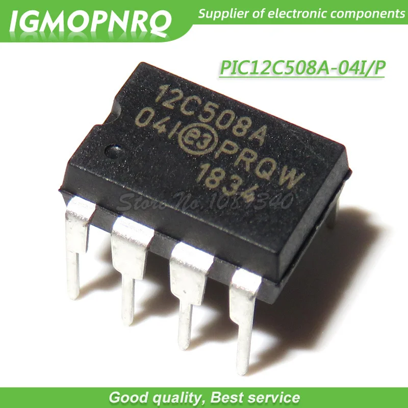 5PCS 12C508A 12C508A 04/P DIP8 PIC12C508A 04I/P PIC12C508A 04/P 12C508 ...