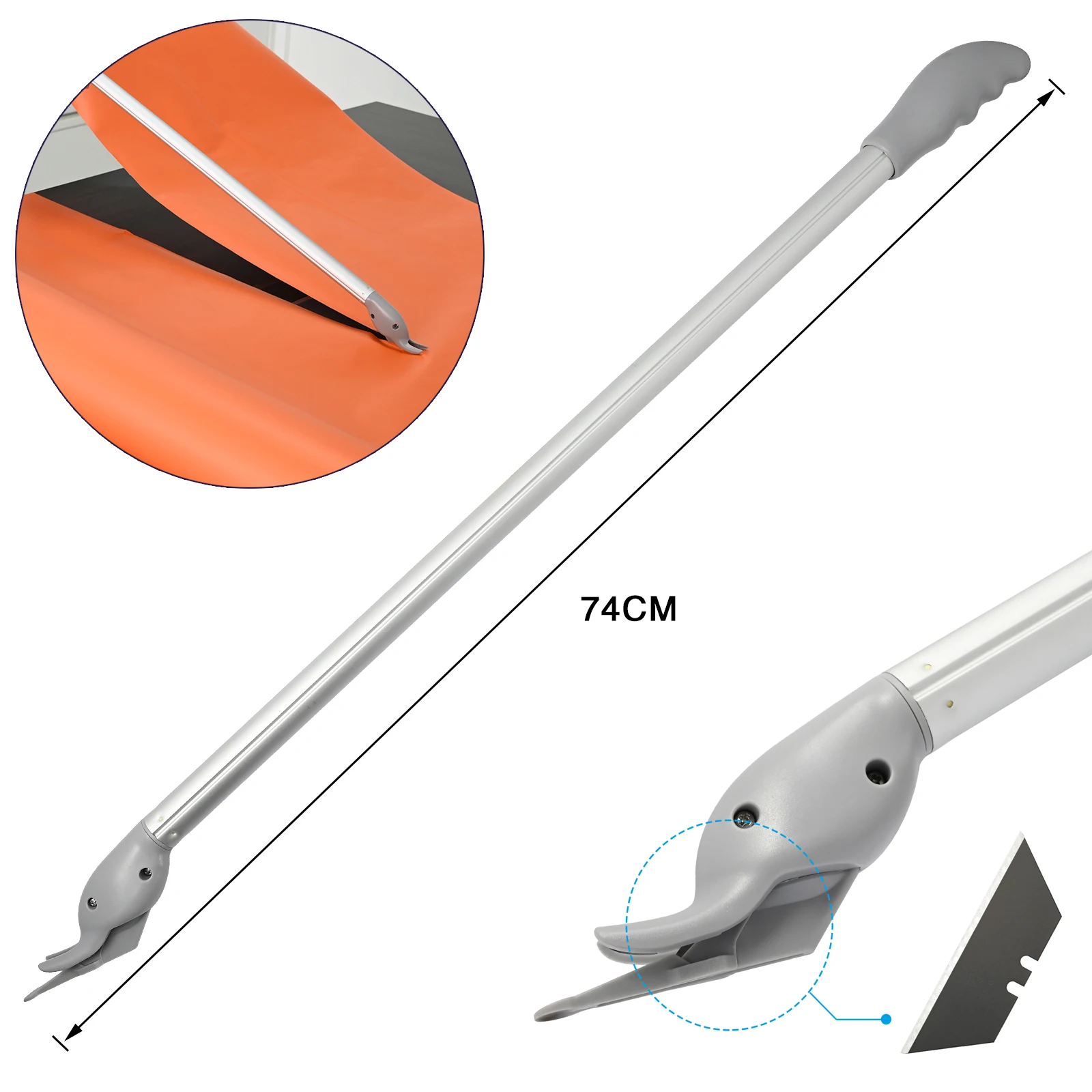 Foshio 74cm Long Handle Vinyl Cutter Carbon Fiber Protective Film ...