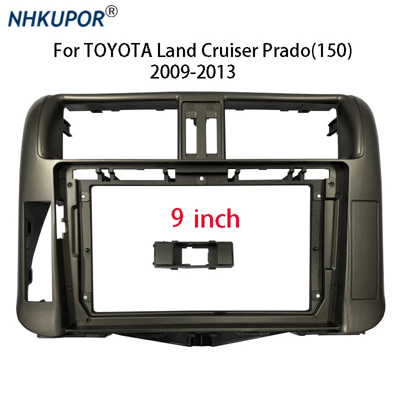 Car Radio Frame Kit For Toyota Land Cruiser Prado(150) 2009-2013 Auto ...