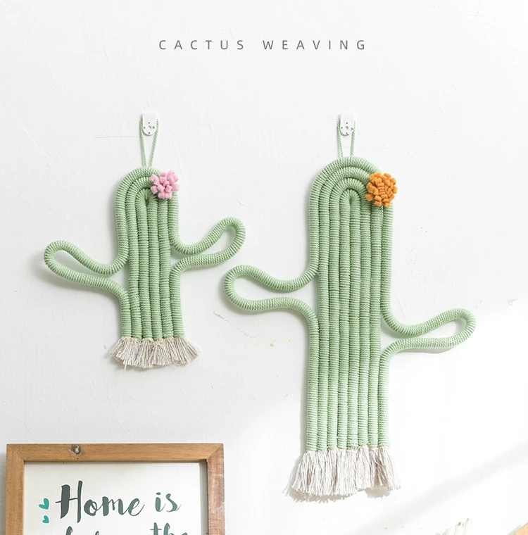 Cactus Macrame Wall Hanging | Macrame-design.com