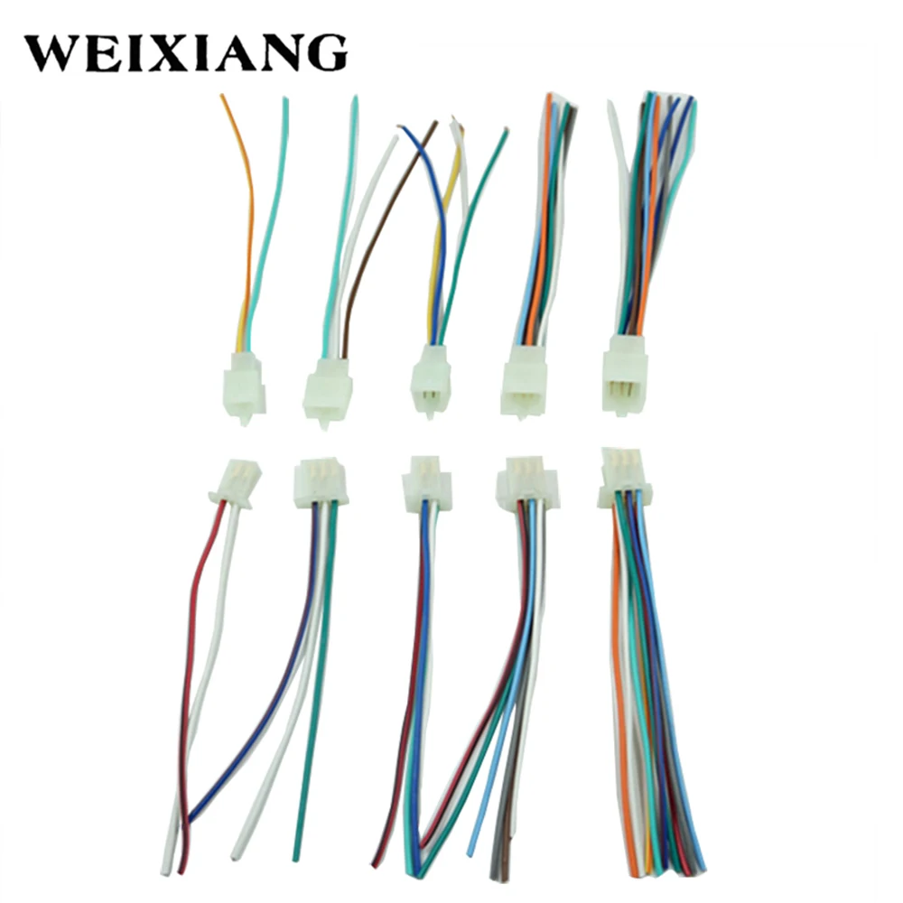 5 x Motorcycle Connector Male And Female Pair Wiring Harness Plastic ...