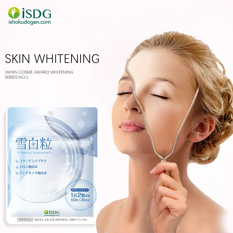 ISDG Whitening Tablets Collagen Whiten Lighten Skin Smooth Wrinkles ...